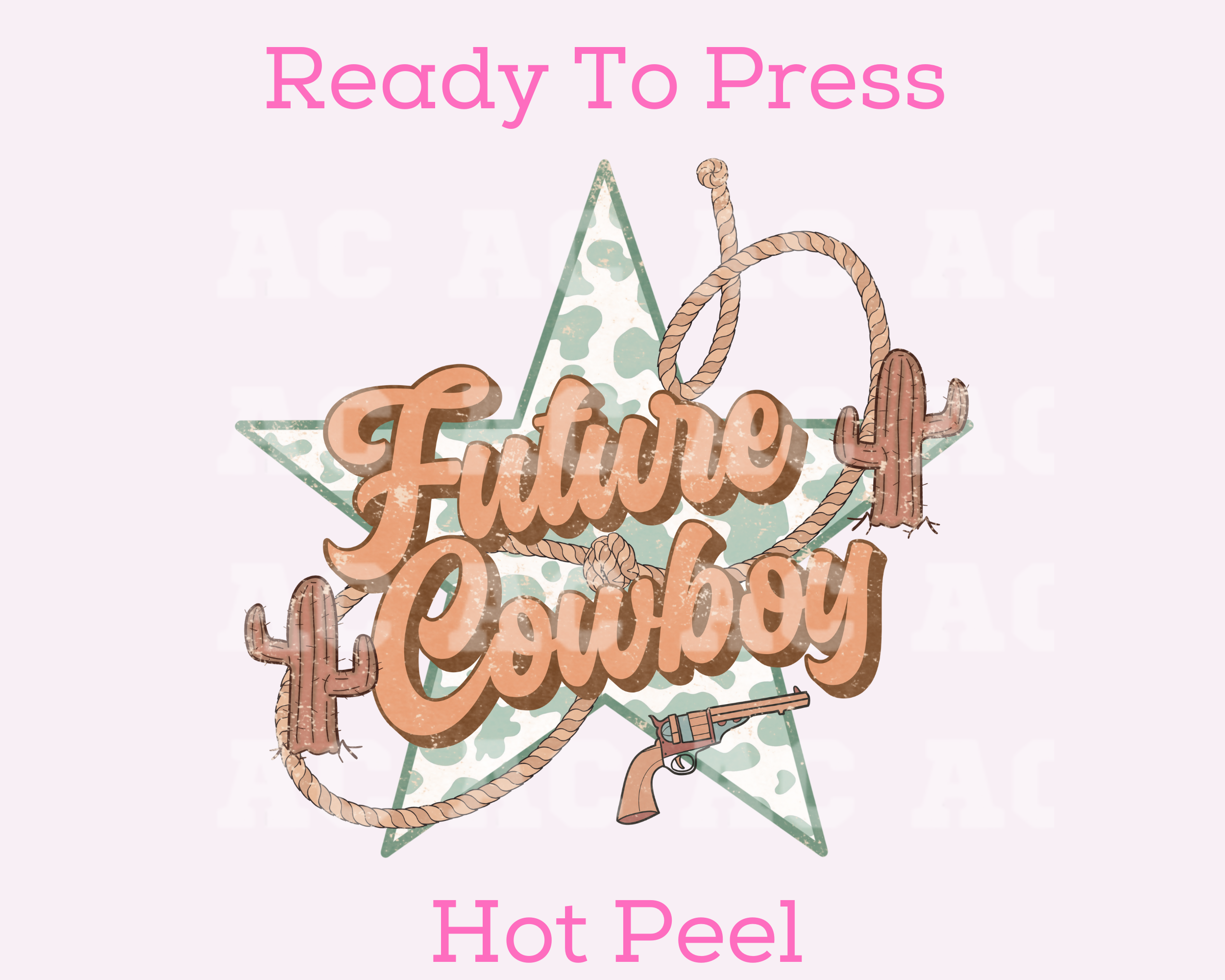 Future Cowboy DTF TRANSFER or UV DTF STICKER – AlwaysBlanks