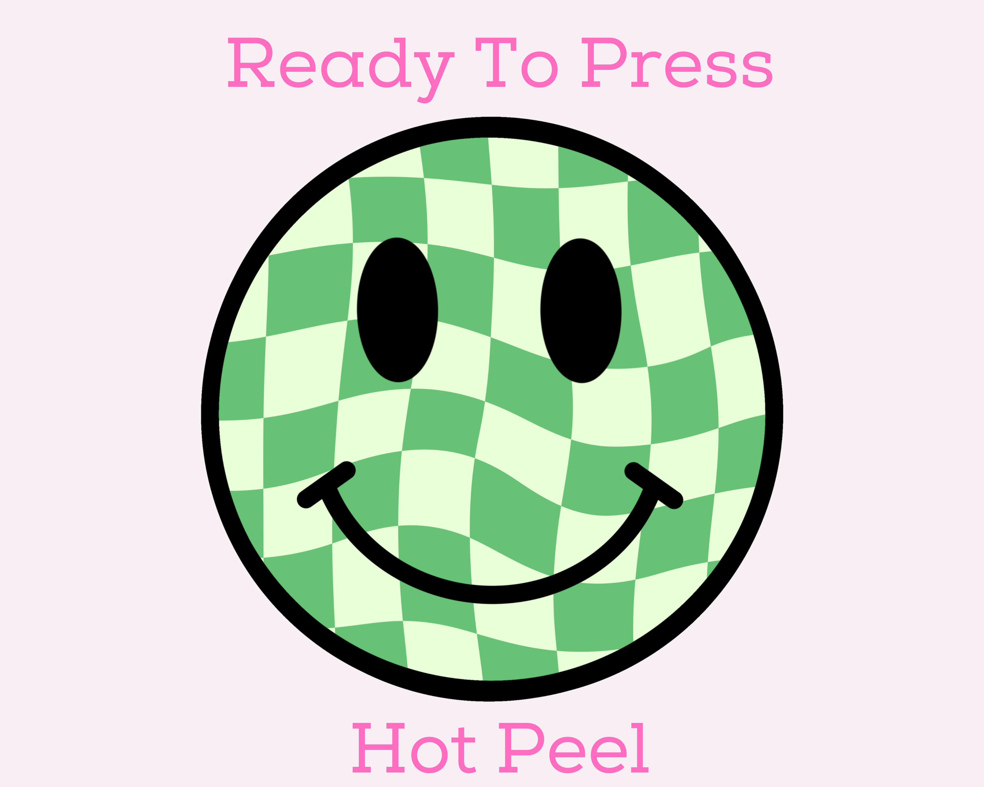 Green Checkered Happy Face St. Patrick's Day DTF TRANSFER or UV DTF ST ...