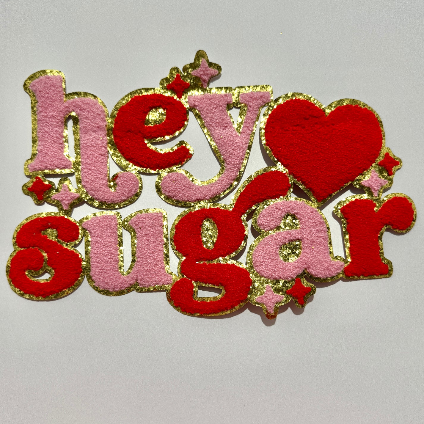 Hey Sugar Chenille Patch – AlwaysBlanks