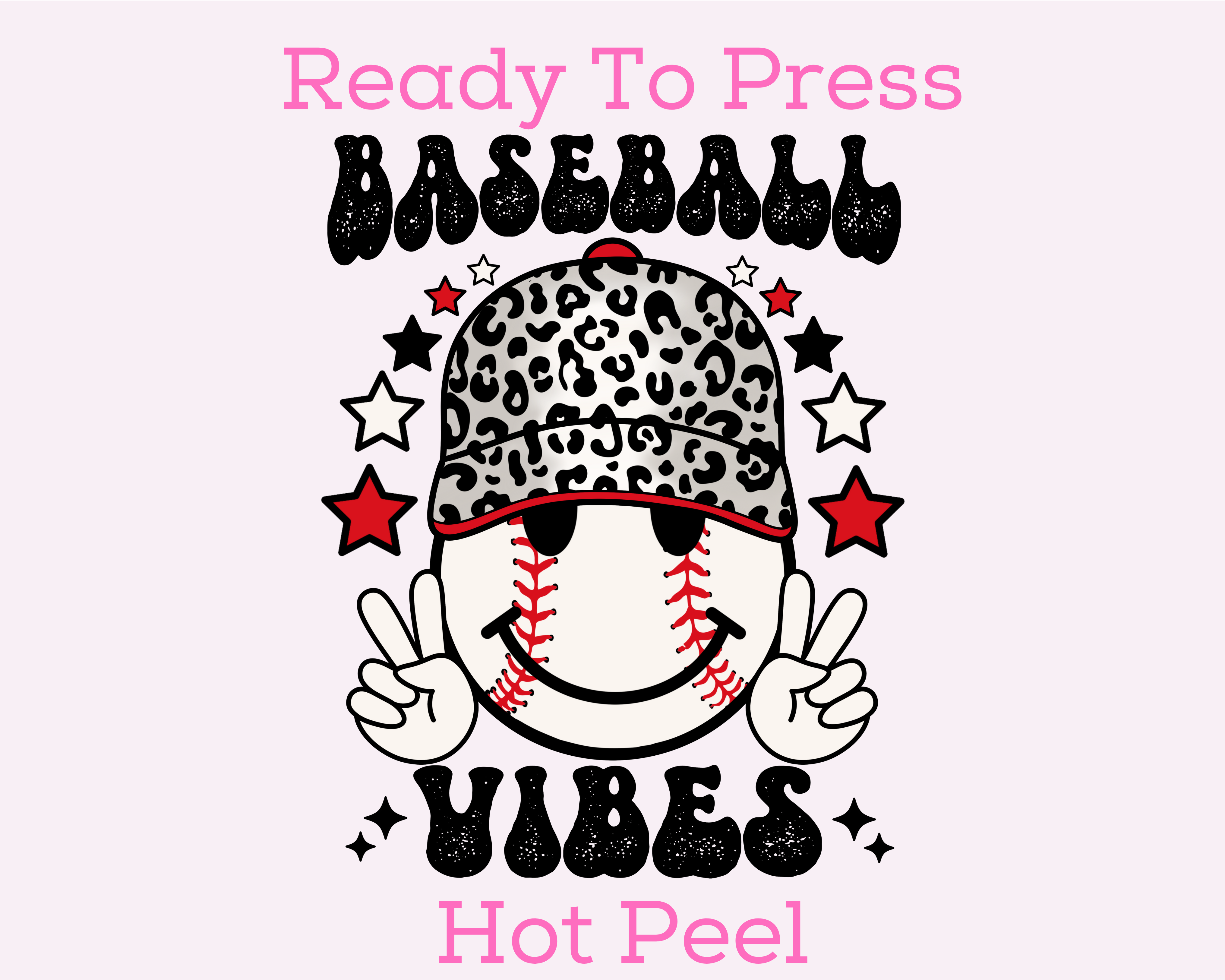 Baseball Vibes Baseball DTF TRANSFER or UV DTF STICKER – AlwaysBlanks