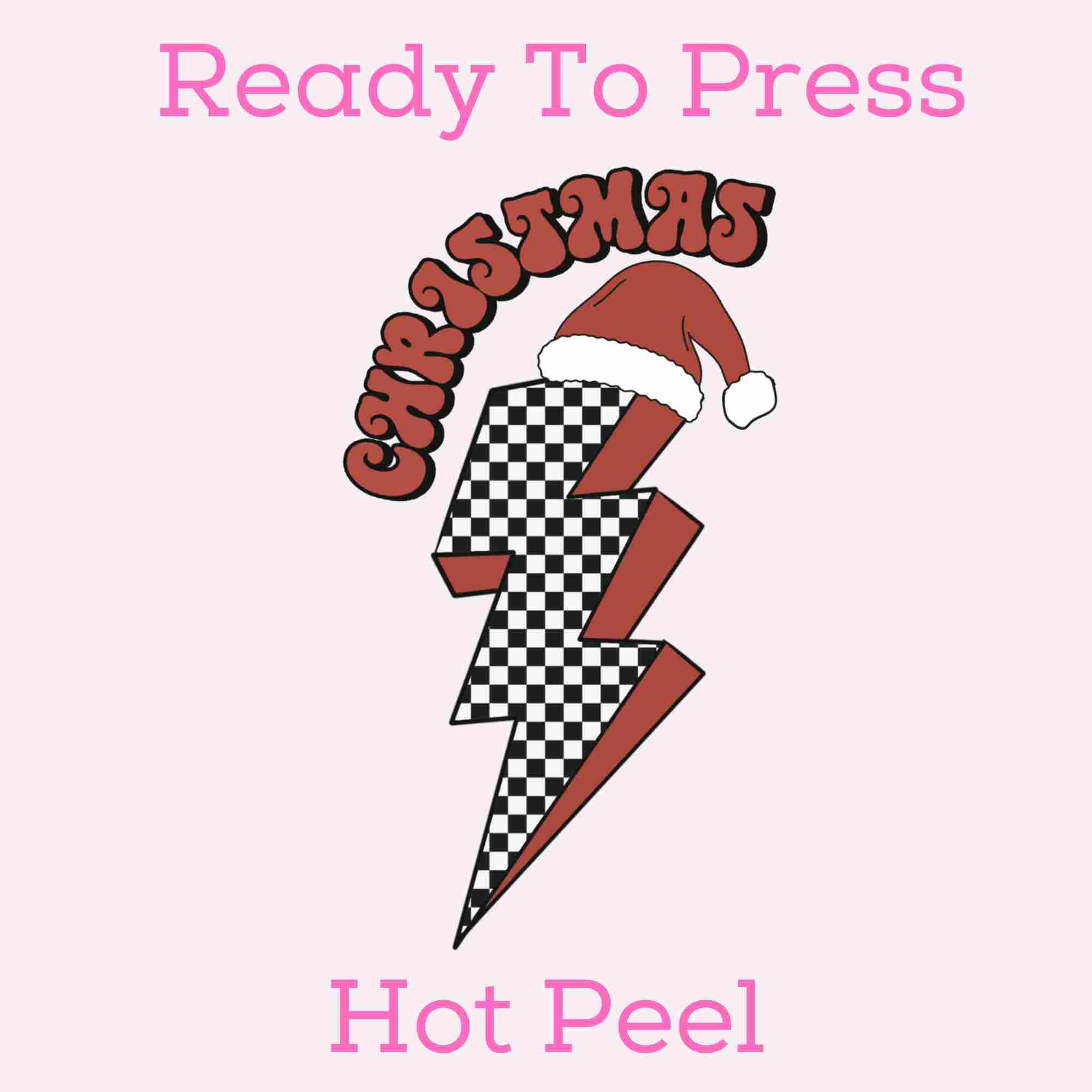 Christmas Bolt DTF TRANSFER – AlwaysBlanks