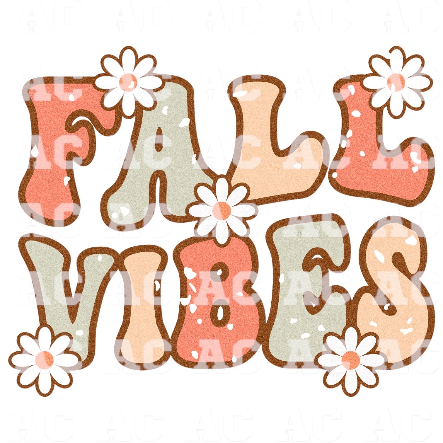 Fall Vibes Retro DTF TRANSFER or UV DTF STICKER DECAL – AlwaysBlanks