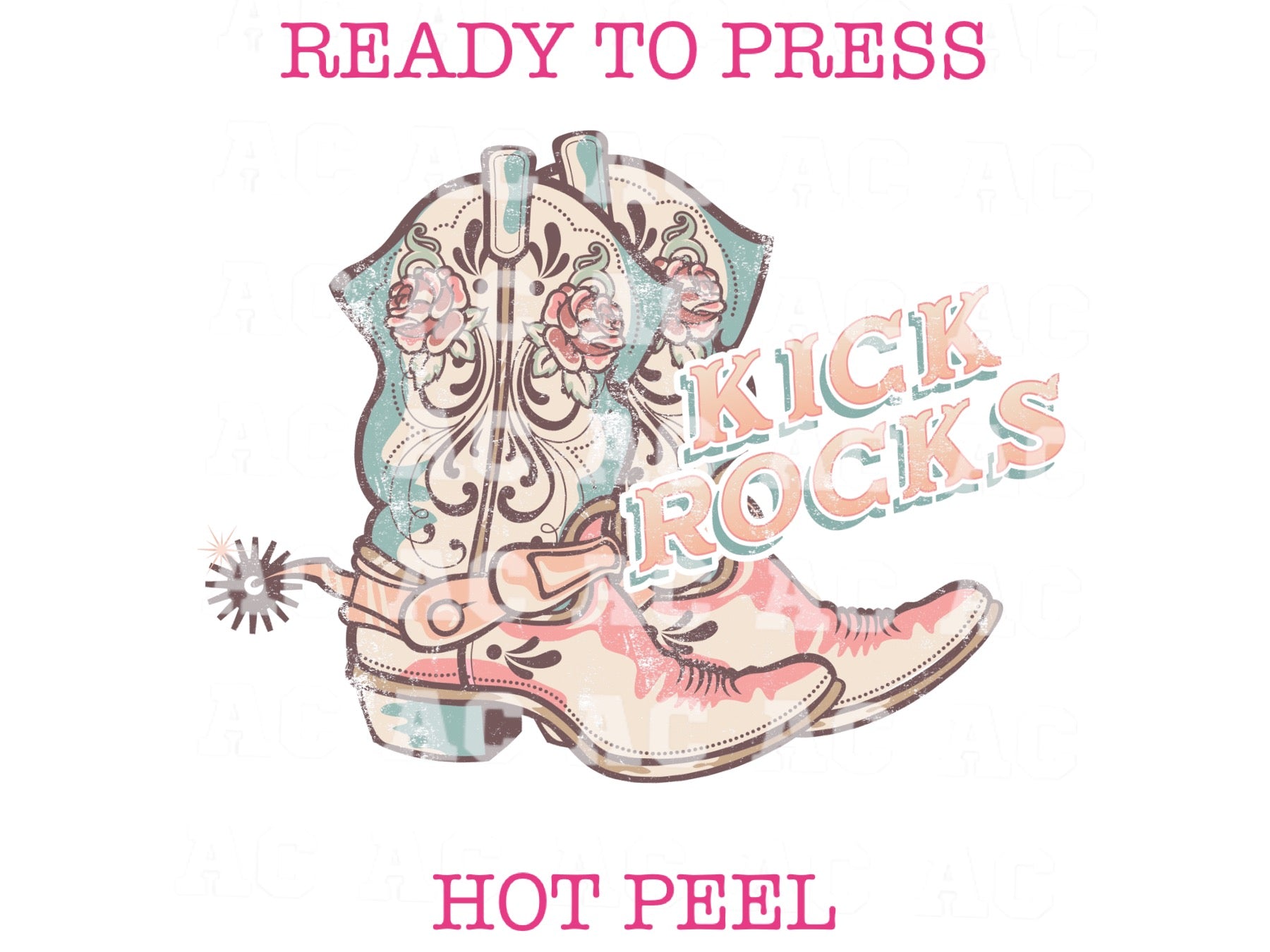 Kick Rocks DTF TRANSFER or UV DTF STICKER – AlwaysBlanks