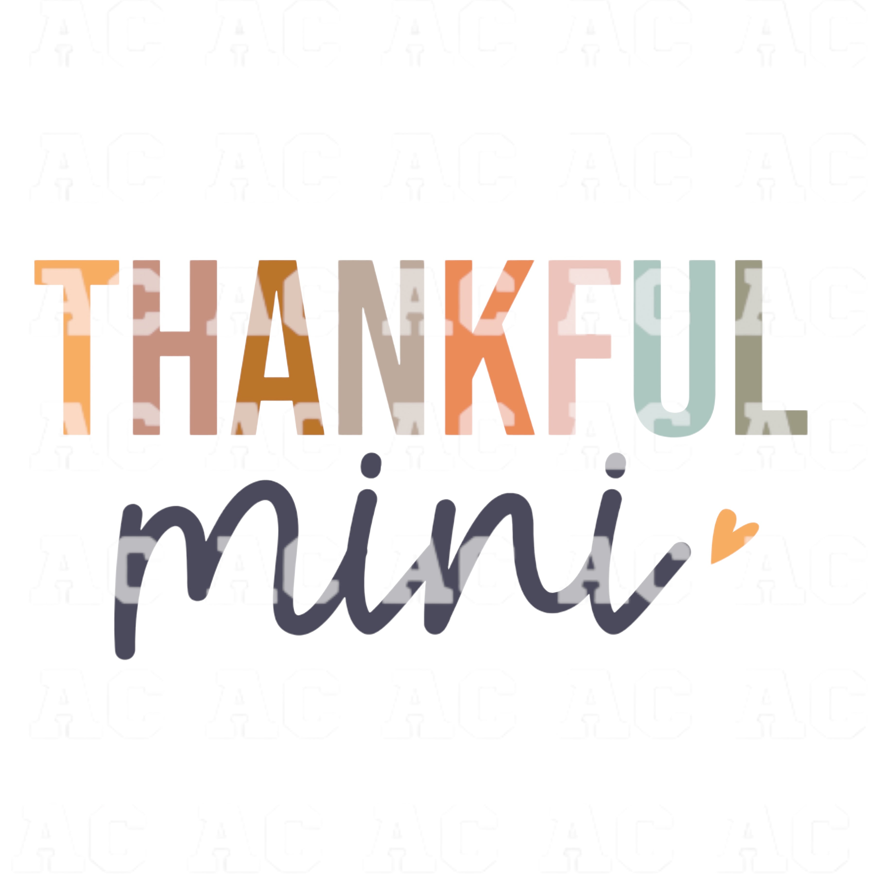 Thankful Mini DTF TRANSFER or UV DTF STICKER DECAL – AlwaysBlanks