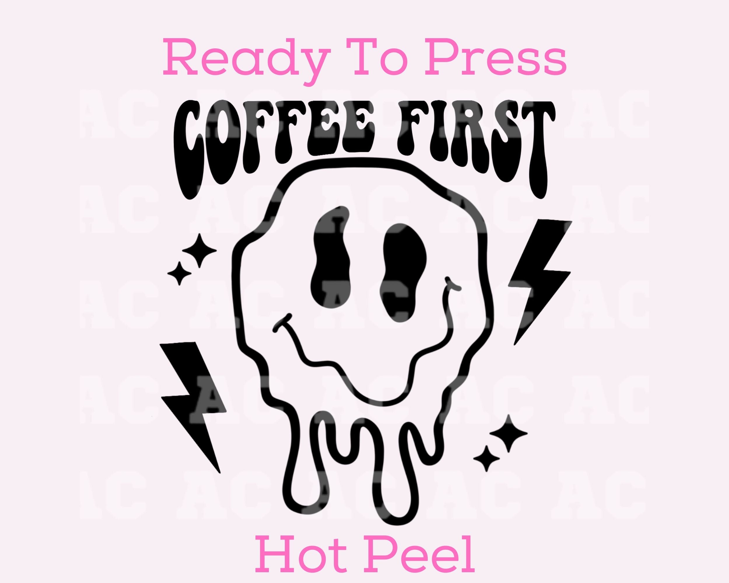 Coffee First DTF TRANSFER or UV DTF STICKER DECAL – AlwaysBlanks