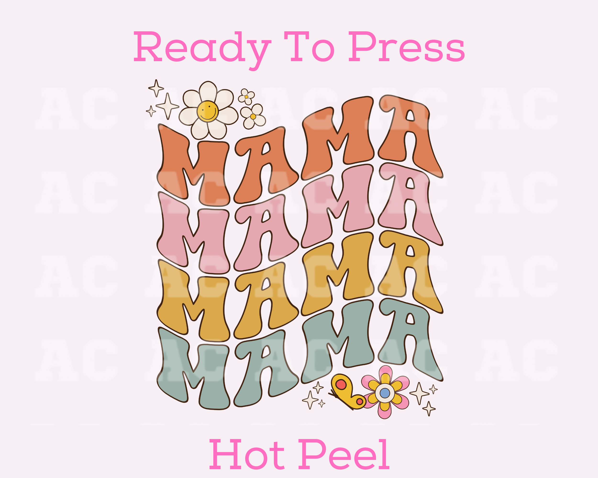 Retro Mama DTF TRANSFER or UV DTF STICKER DECAL – AlwaysBlanks