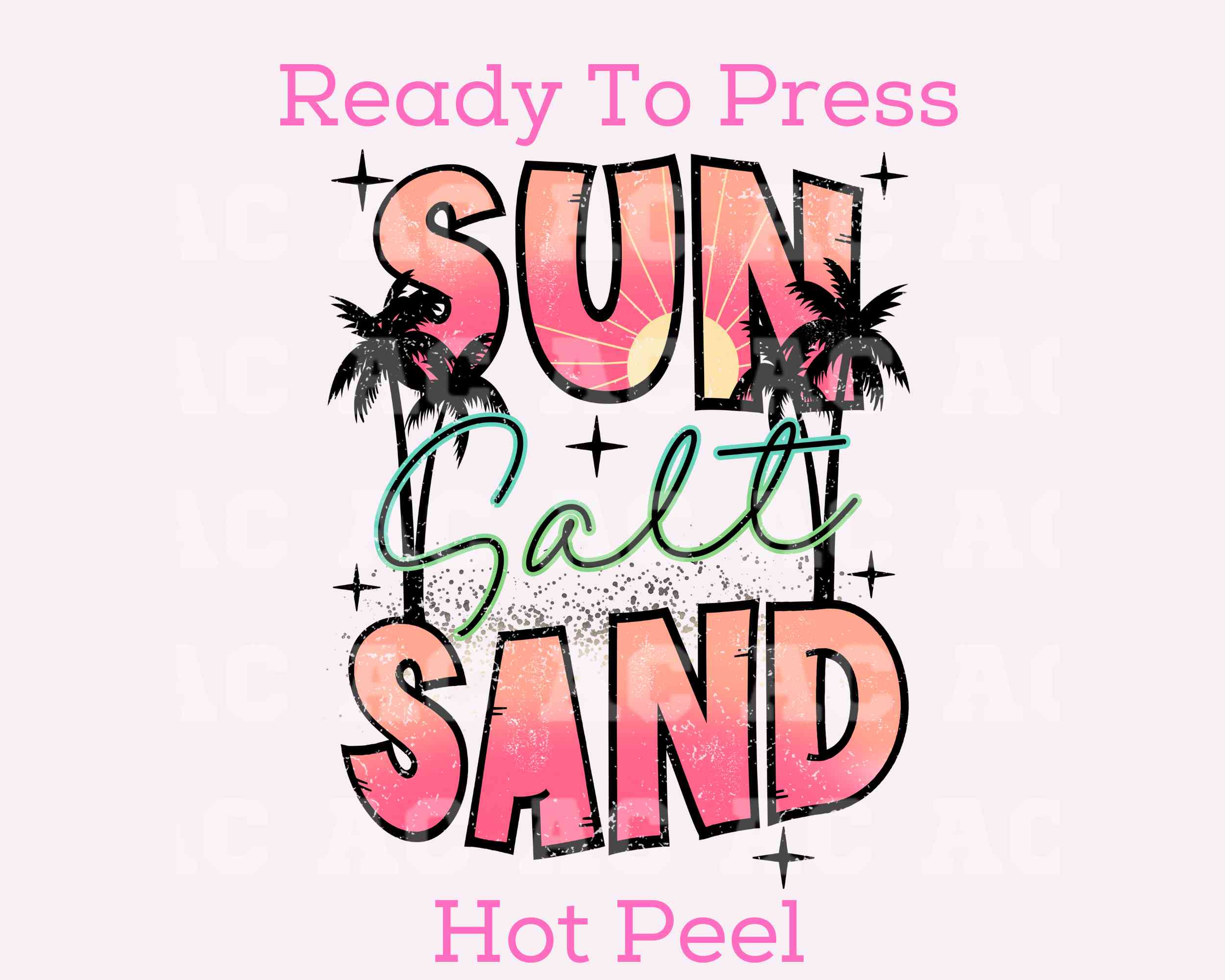Sun Salt Sand DTF TRANSFER or UV DTF STICKER – AlwaysBlanks